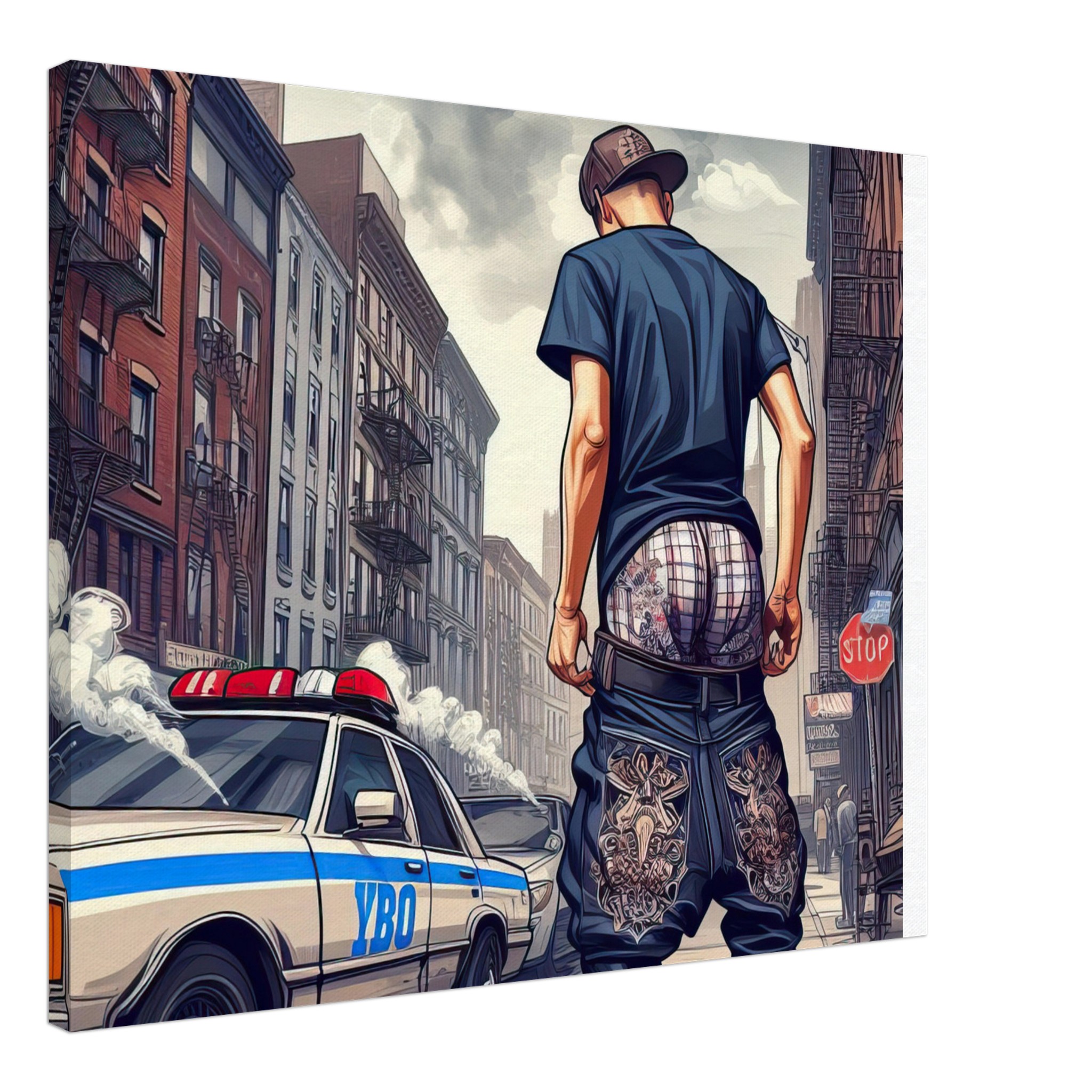 Thuggin #1 - Saggers Art